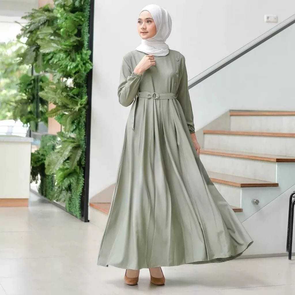 Jual Gamis wanita terbaru 2024 Gamis remaja terbaru kekinian modern ...
