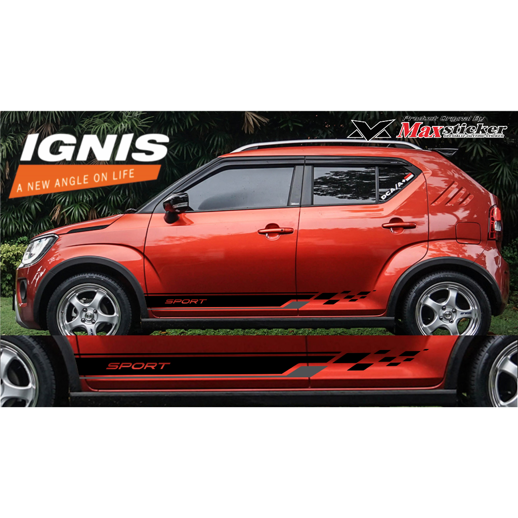 Jual STICKER SUZUKI IGNIS SIMPLE terbaru sticker list body samping ...