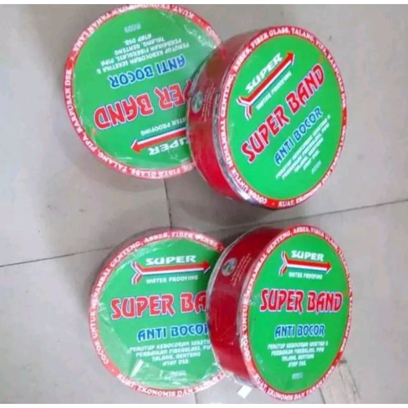 Jual Lem Seng Band 8 meter Full/ Lem Genteng/ Lem Anti Bocor Atap ...