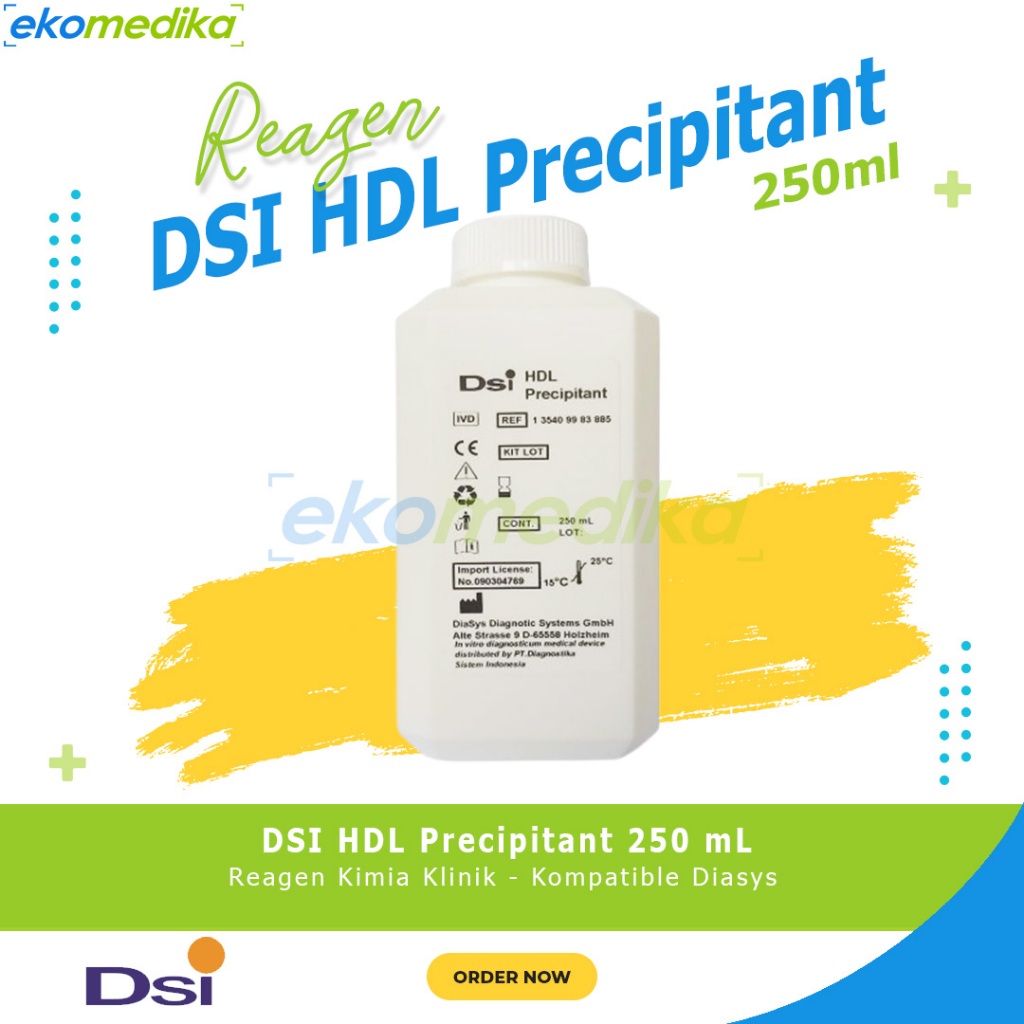 Jual Reagen HDL Precipitant 250ml Diasys HDL Reagen Laboratorium - Merk ...