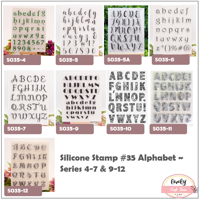 Jual LovelyCraftStore | S35 Transparent Silicone Rubber Clear Stamp ...