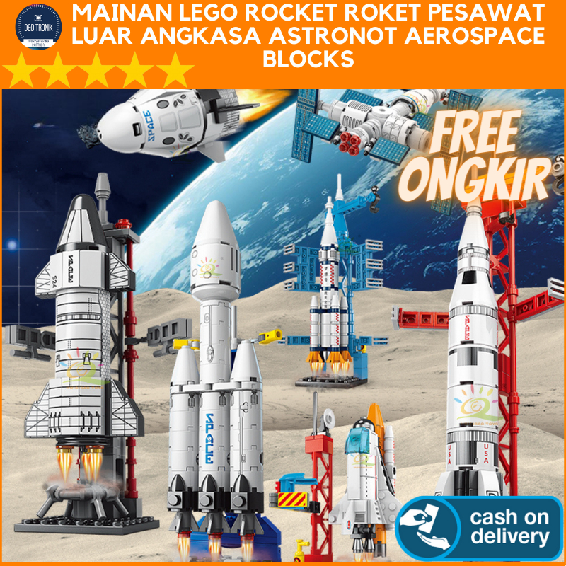 Jual MAINAN LEGO ROCKET ROKET PESAWAT LUAR ANGKASA ASTRONOT AEROSPACE ...