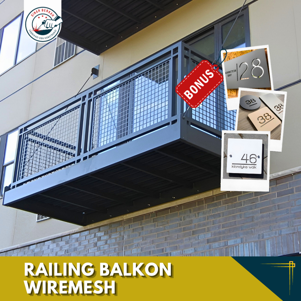 Jual Wiremesh Expanded - Balkon Pagar Besi - Kotak - Bulat - Minimalis ...