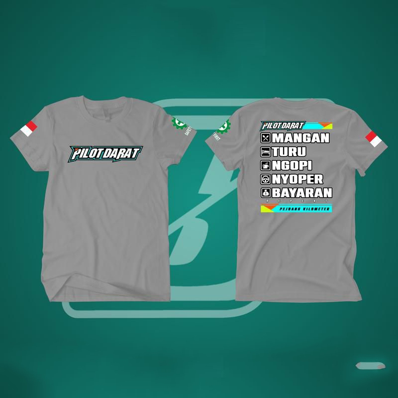 Jual Kaos Pilot Darat New Artikel Tshirt Unisex / Baju Distro Pilot ...