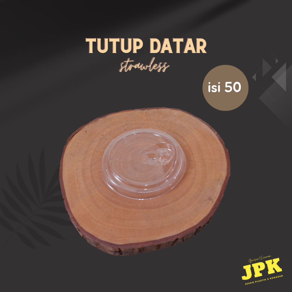 Jual tutup datar strawless starindo isi 50 pcs (u/ gelas oval) | Shopee ...