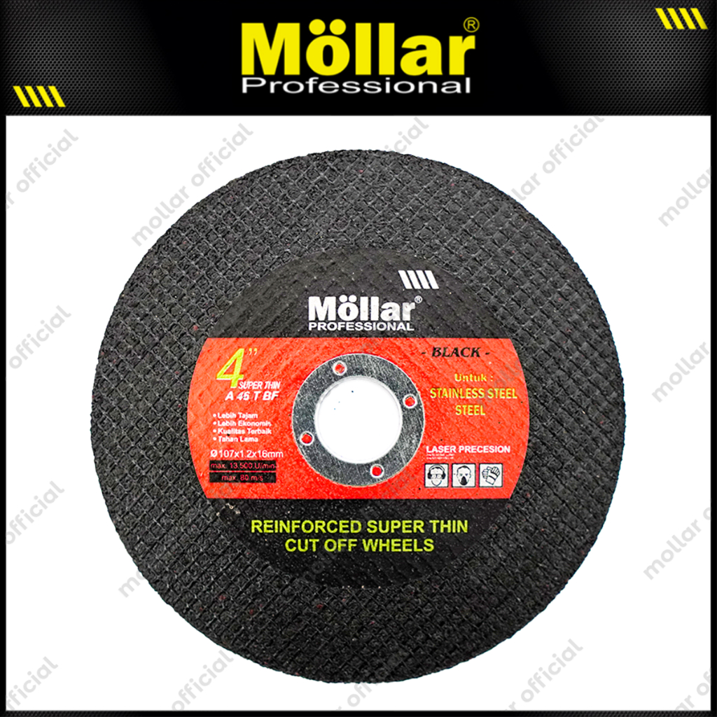 Jual MOLLAR Cutting Wheel Besi Stainless Steel Batu Gerinda Potong ...