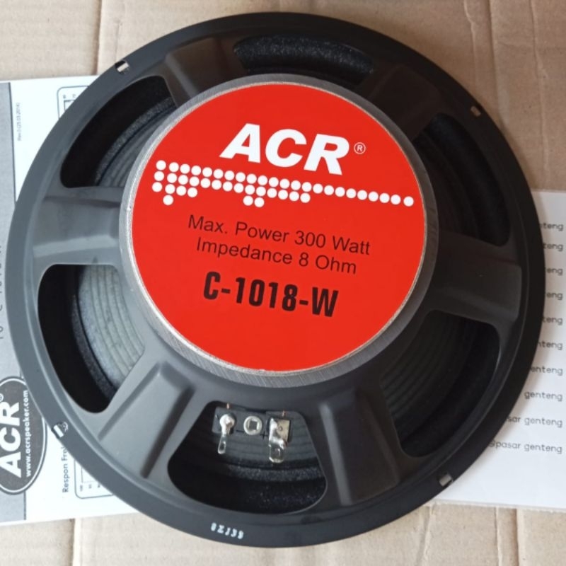 Jual speaker 10in ORI ACR C 1018 W ACR PRO spiker 10 in spiker acr 10 ...