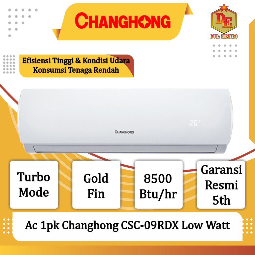 Jual Ac 1pk Changhong CSC-09RDX Low Watt | Shopee Indonesia