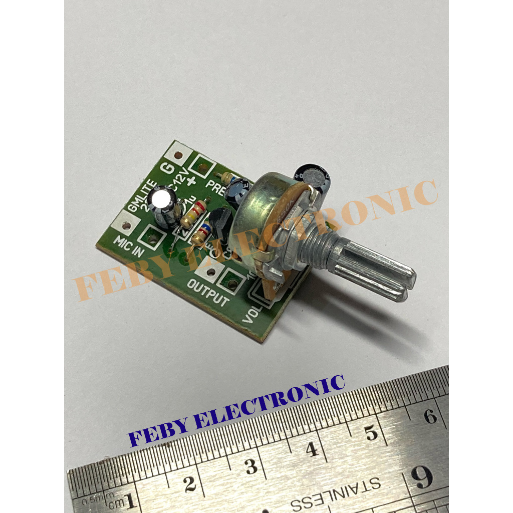 Jual Kit preamp mic 1 transistor Potensio GM LITE | pre amp mic 1 tr ...
