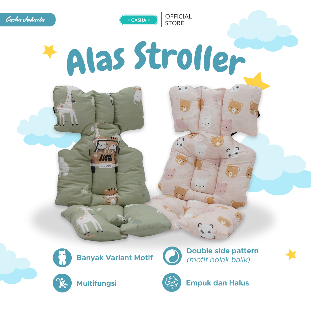 Jual CASHA Bantal Alas Stroller Bayi | Shopee Indonesia