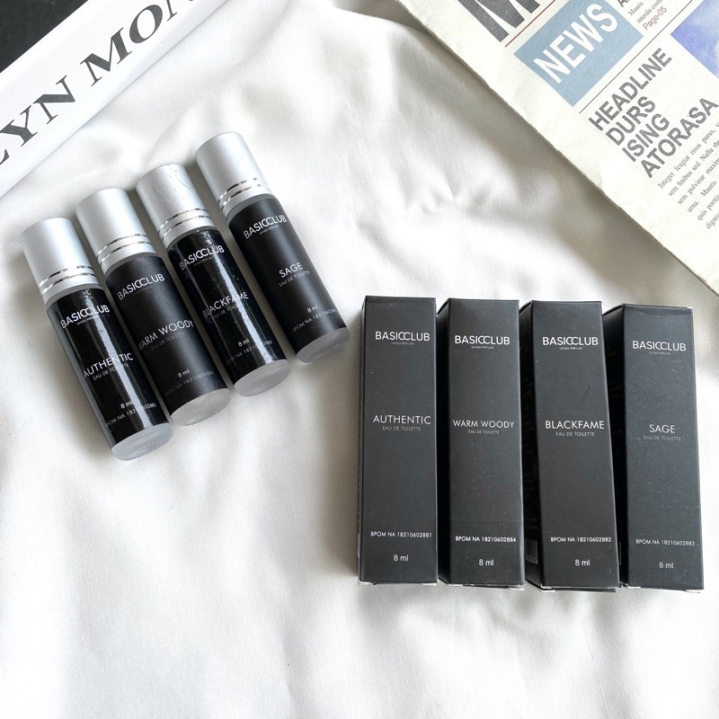 Jual PARFUM BASICCLUB 8ML SIZE KECIL EXP 07/2024 | Shopee Indonesia