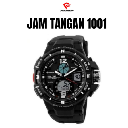 Jual Forester Jam Tangan Analog Pria 1001 Watch Water Resistant Free ...