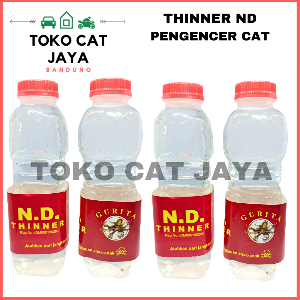Jual THINNER 0,25 Liter / Tiner 250 mL / Tinner HG 100mL 200 mL ...