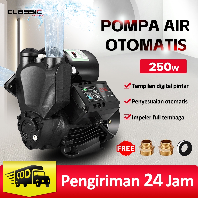 Jual Pompa air Otomatis 250W / Booster Pump Mesin Pendorong Air / Listrik Pompa Pendorong ...