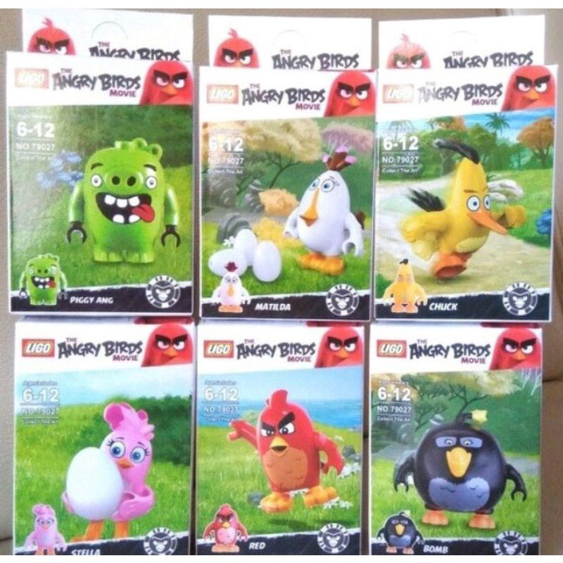 Jual mainan balok susun edukatif brick crazy birds 79027 | Shopee Indonesia