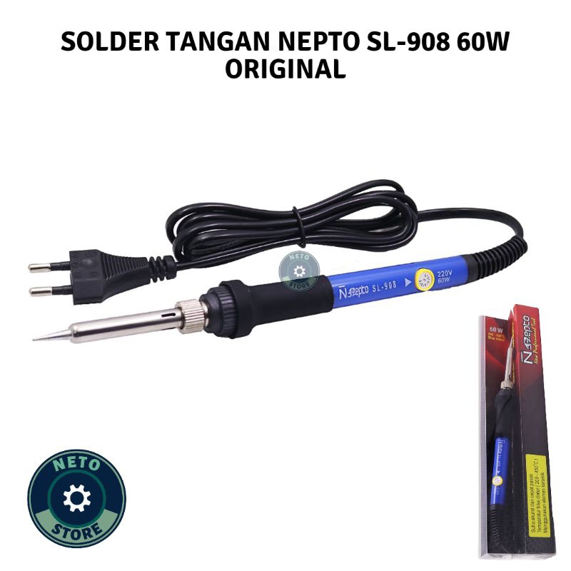 Jual SOLDER TANGAN NEPTO SL-908 60W ORIGINAL | Shopee Indonesia