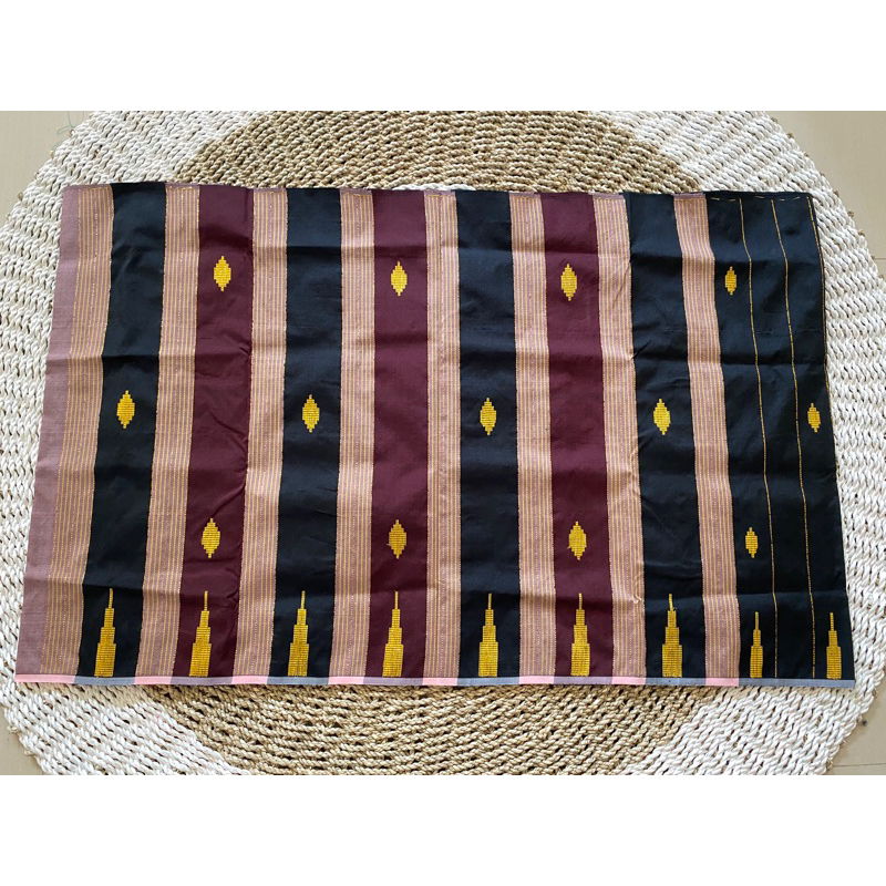 Jual Kain Tenun Sutra Bugis Motif Pucuk Warna Murah / Gratis Jahit ...