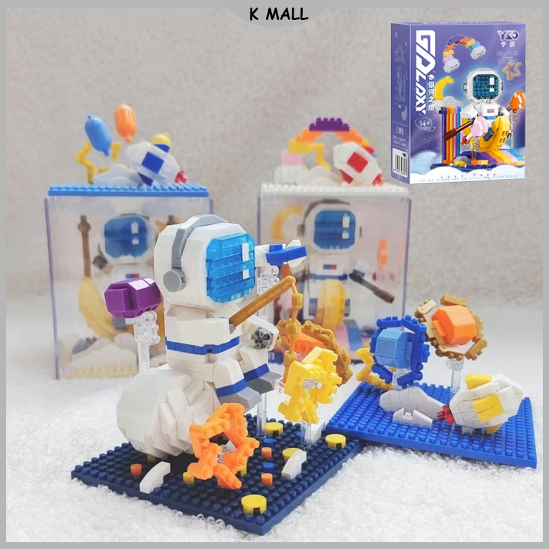 Jual Block Toys Astronaut Model Mainan Bricks Mini DIY Blok Bangunan ...
