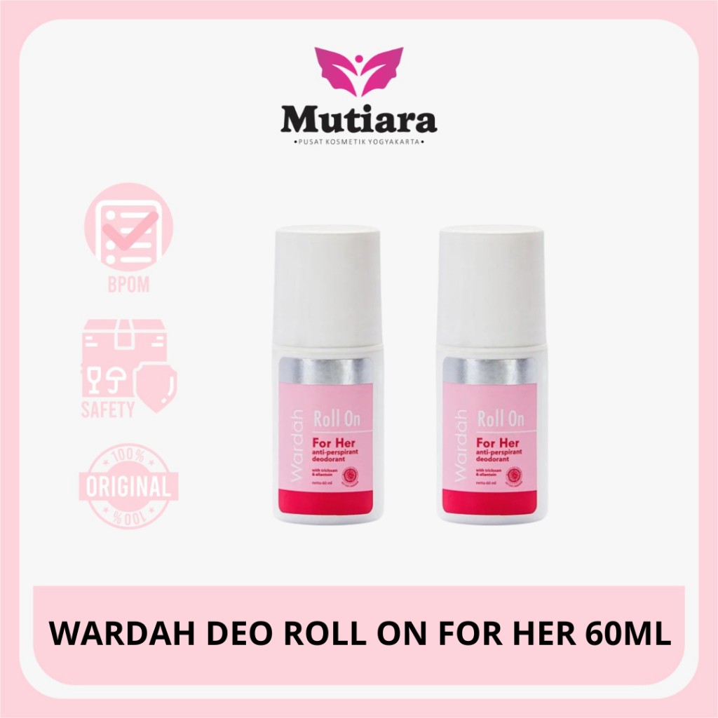 Jual WARDAH DEO ROLL ON FOR HER 60ML | Shopee Indonesia