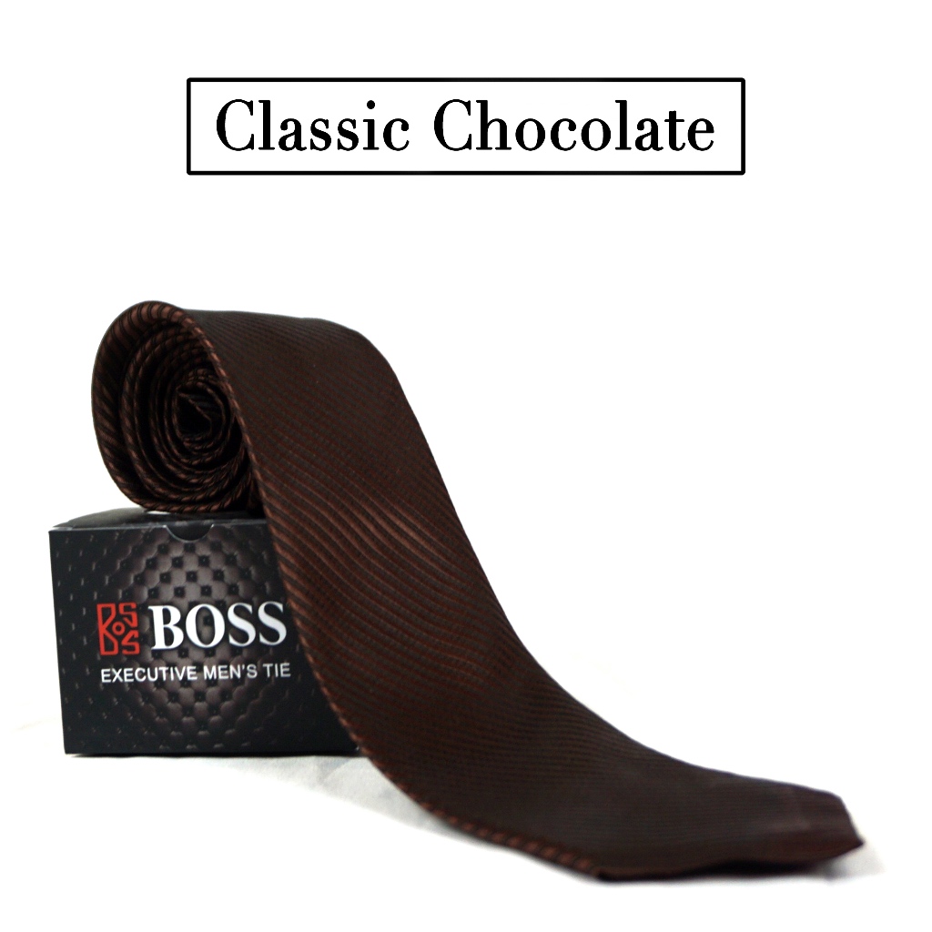 Jual BOSS Dasi Panjang Formal Pria Polos Motif | Shopee Indonesia