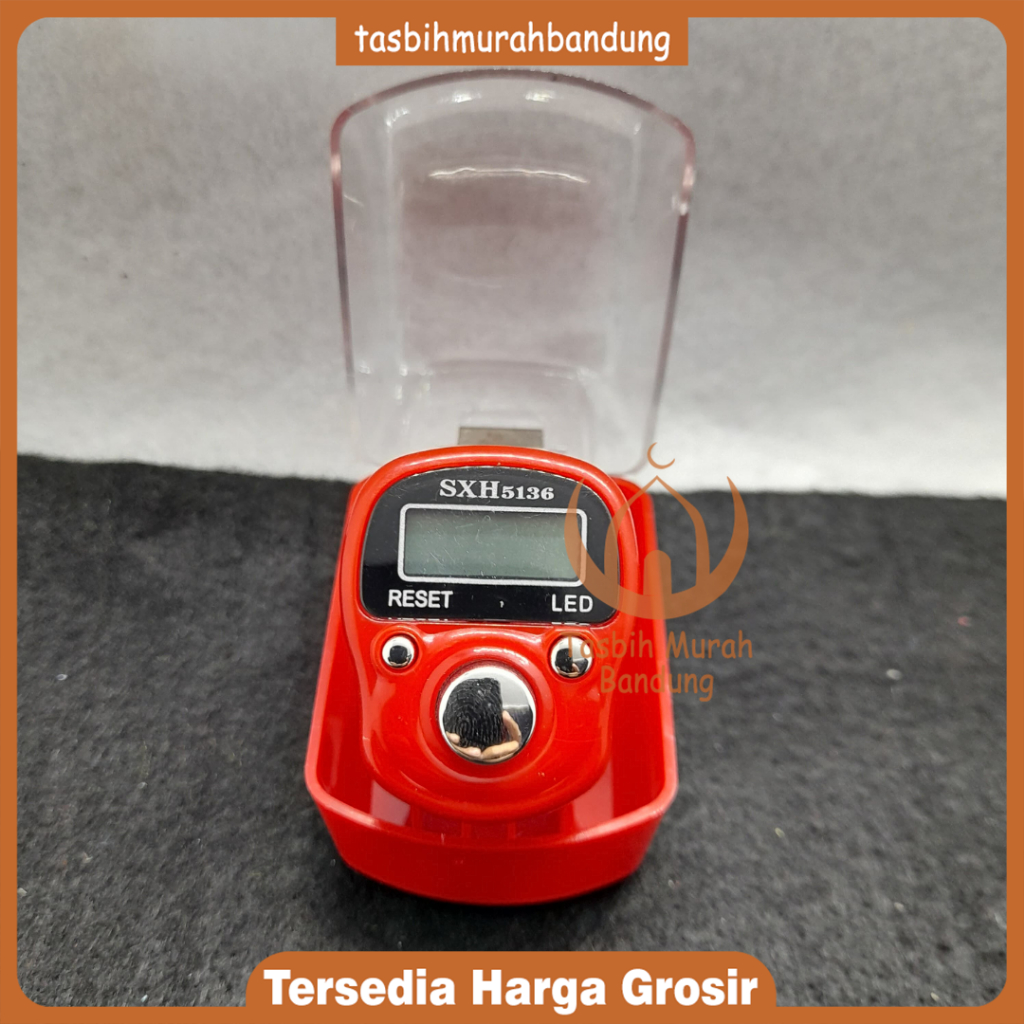 Jual Tasbih Digital LED Finger Counter Kotak Kaca | Shopee Indonesia