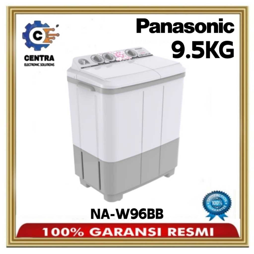 Jual PANASONIC MESIN CUCI WASHING MACHINE BAJU 2 TABUNG TWIN TUB 9.5KG ...
