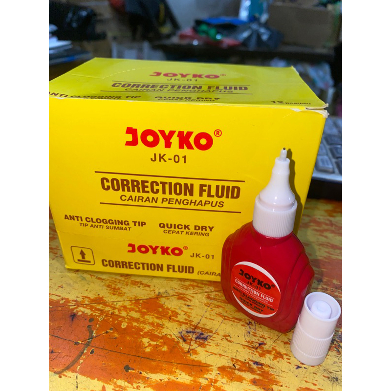 Jual TIPX CAIR / STIPPO / CORRECTION FLUID JOYKO JK-01(1pcs) | Shopee ...