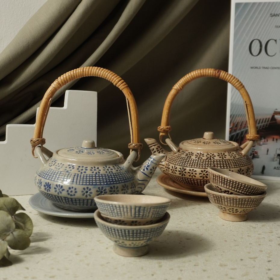 Jual KALA TEKO KERAMIK VINTAGE | OCHA TEAPOT | Shopee Indonesia