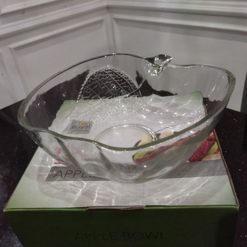 Jual 1 pcs BIG Apple Bowl 10inch Set | Mangkok Apel Kaca Besar | Shopee ...
