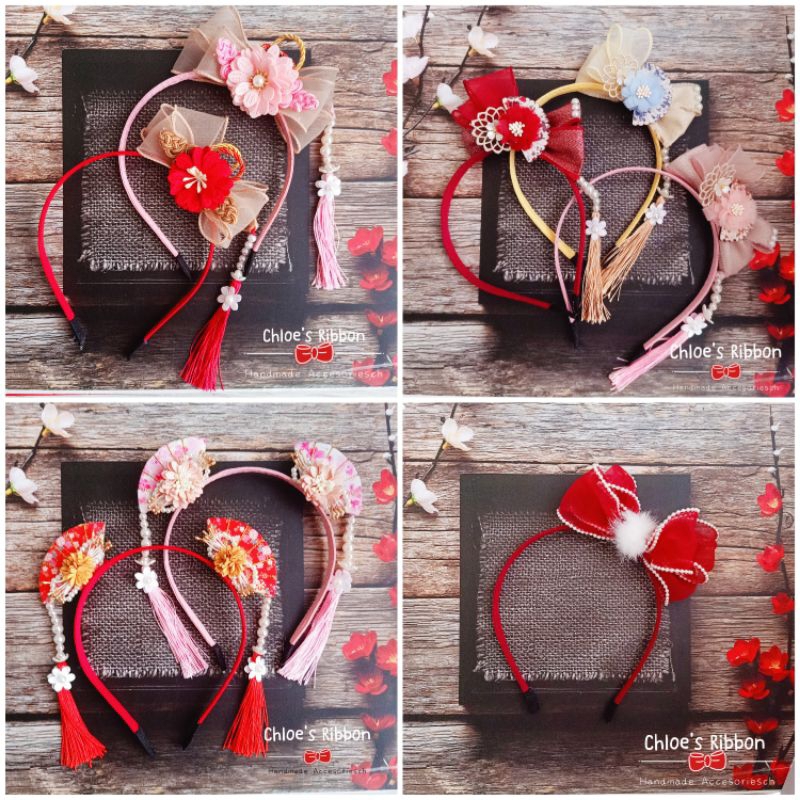 Jual Chloe's Ribbon | Handmade Bando Imlek CNY Aksesories Rambut ...