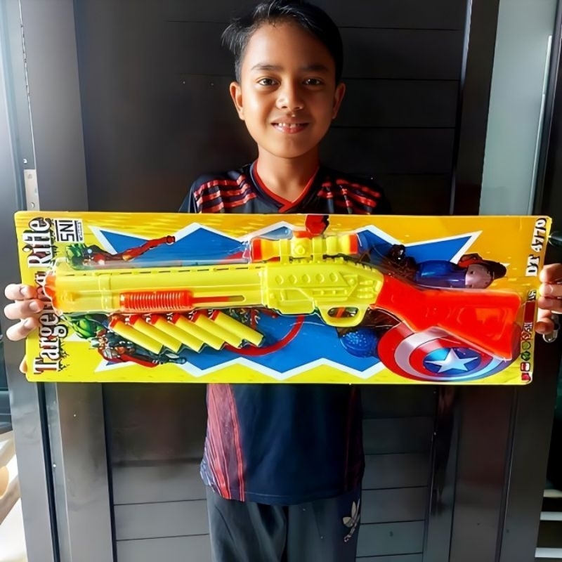 Jual Mainan Senapan Soft Bullet Blaster Tembakan Peluru Busa Nerf ...