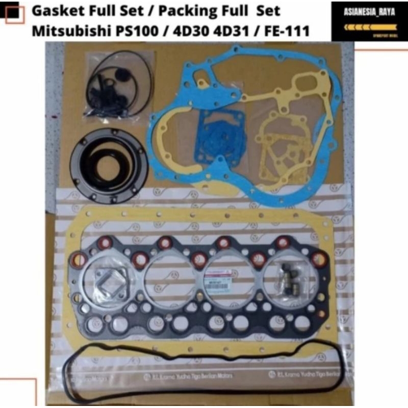 Jual packing paking set gasket full set mitsubishi ps100 ps 100 4d30 4d31 original | Shopee ...