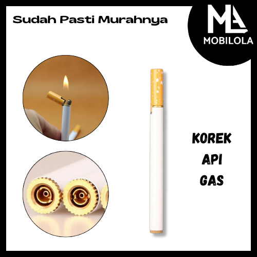 Jual MOBILOLA - Korek Api Gas Lighter Desain Rokok Filter - XM19 ...