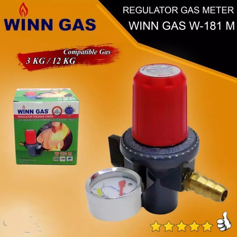 Jual REGULATOR WIN GAS PUTAR W 181 NM / KEPALA GAS HIGH W 181 M ...