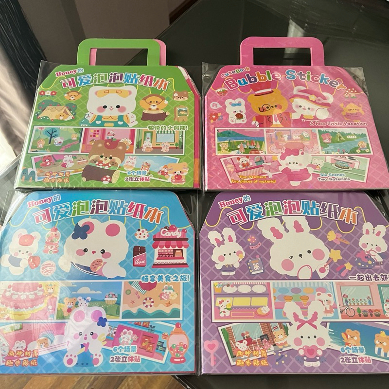 Jual Buku Stiker DIY Lucu Timbul / 3D Viral Cute Sticker Book / Kawaii ...