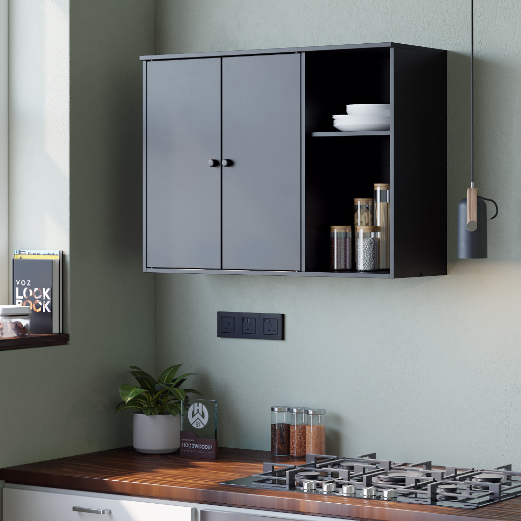 Jual Kitchen Set Minimalis 2 Pintu Rak Dapur Lemari Gantung Minimalis ...