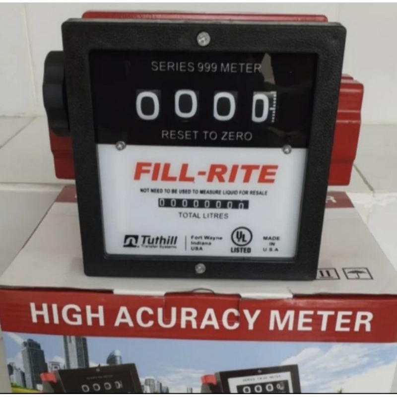 Jual Flow Meter Fill Rite 4 Digit 1 Inch Series 900 Flowmeter Fill Rite ...