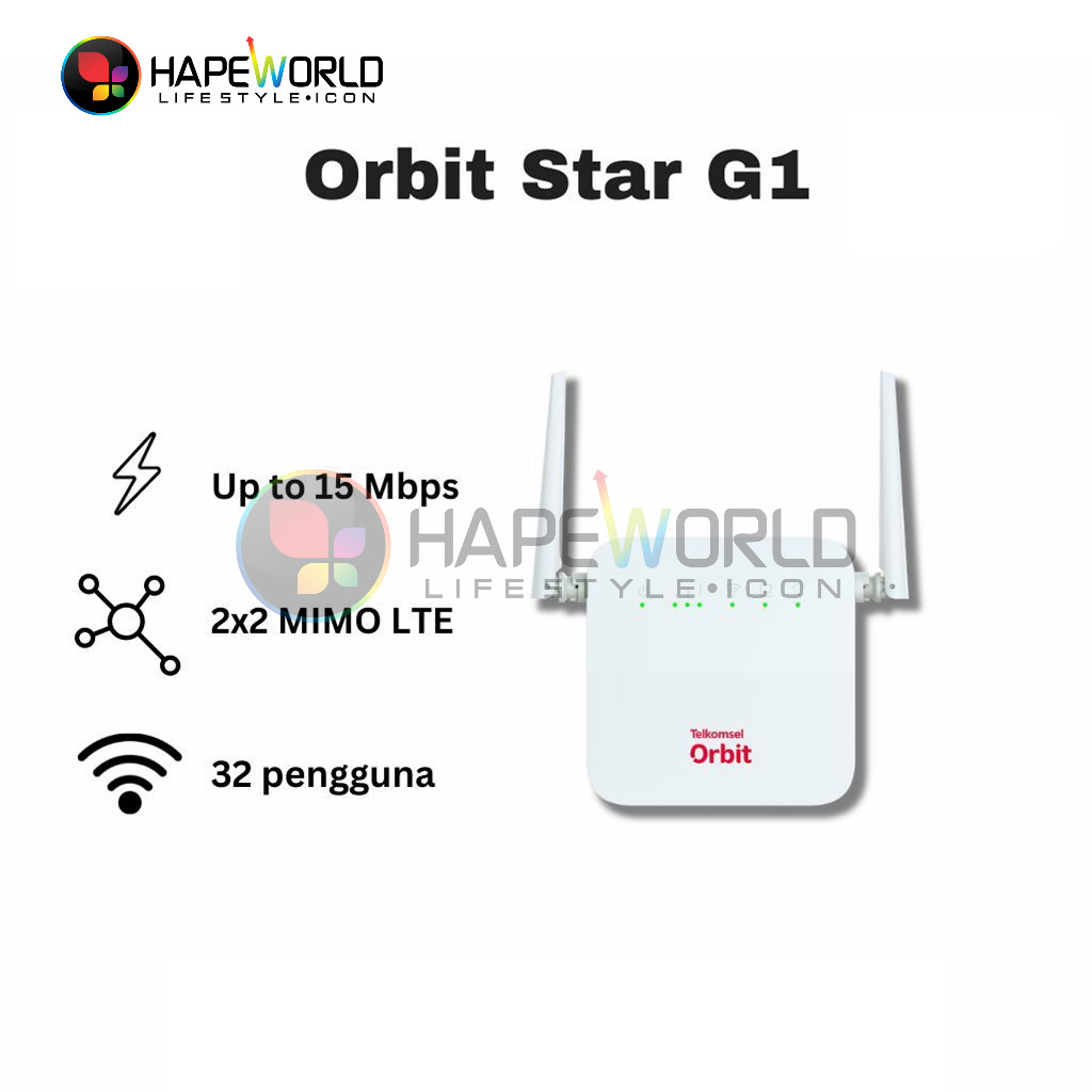 Jual MODEM ORBIT STAR G1 Wifi 4G - GARANSI RESMI | Shopee Indonesia