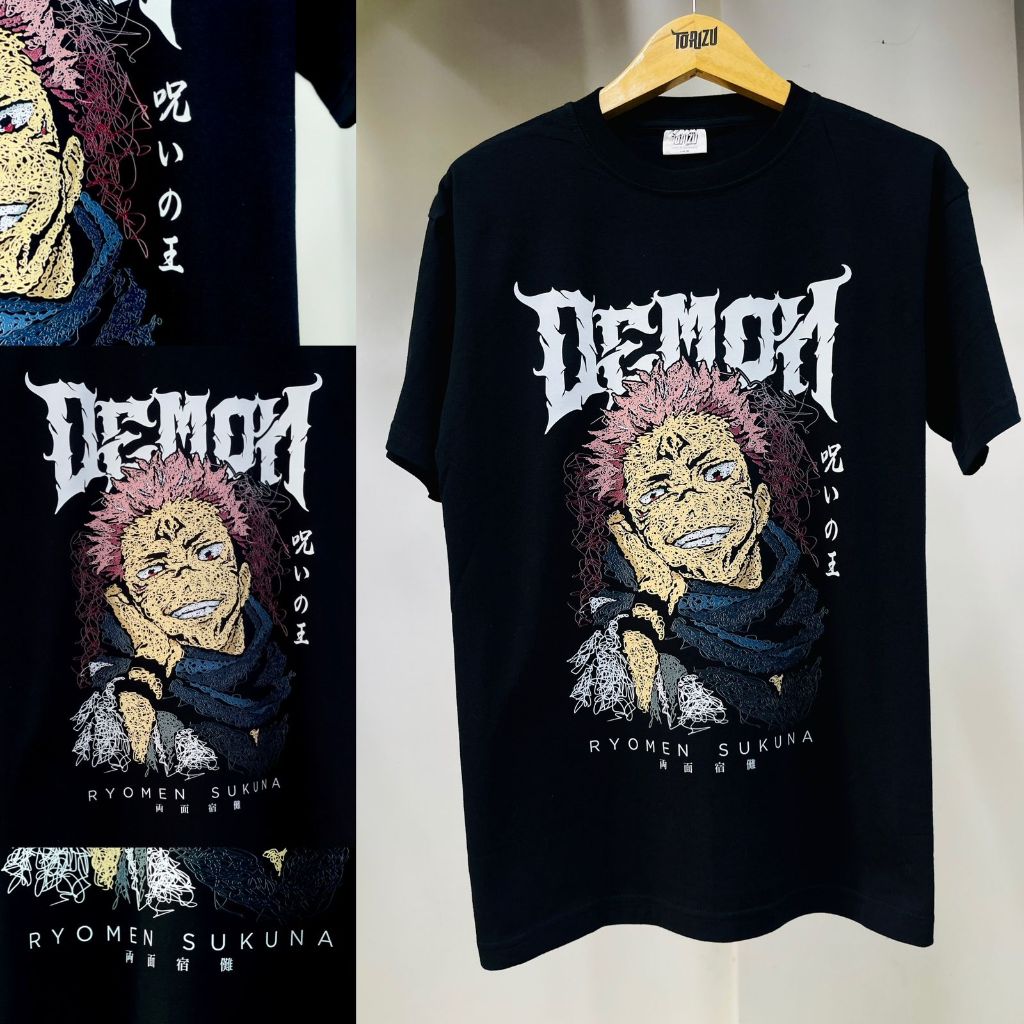 Jual Tshirt Sukuna Demon Scribble Art Bundling Pack Anime Manga Jujutsu ...