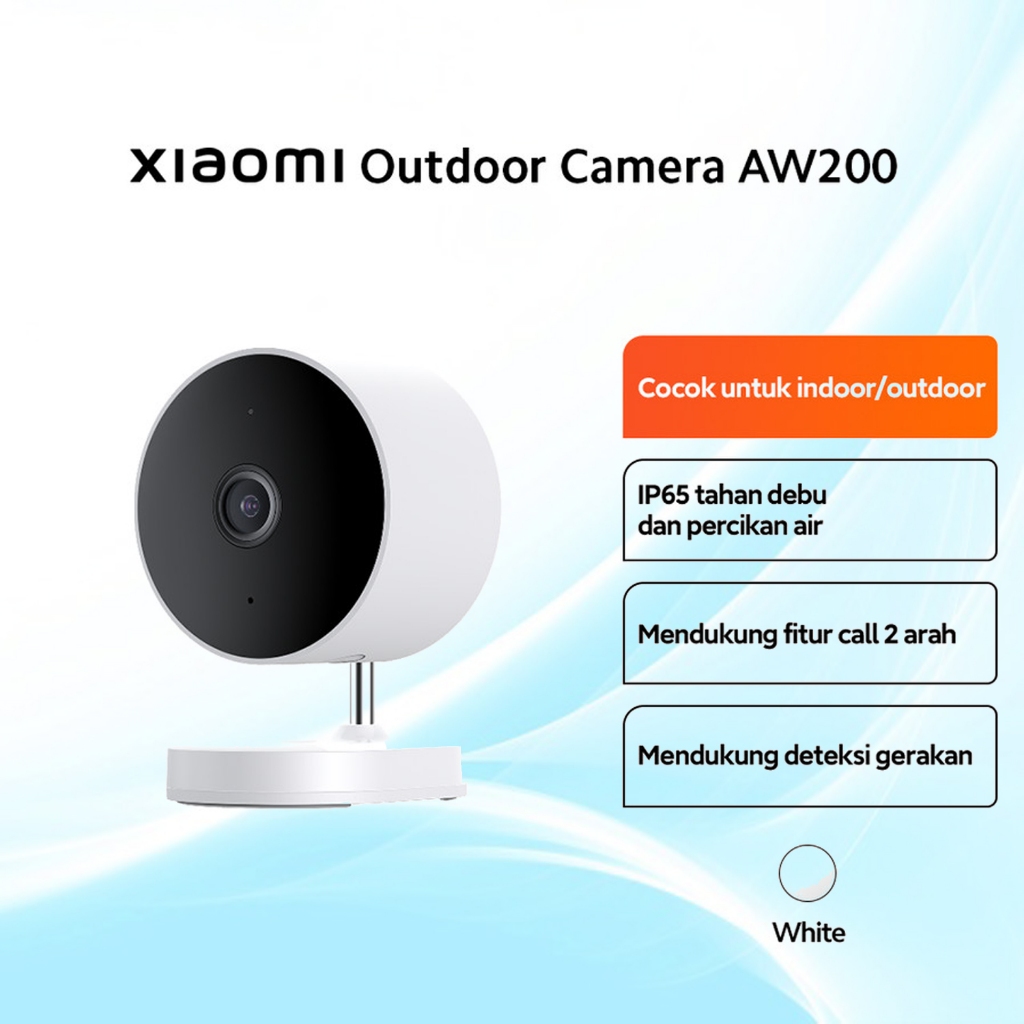 Jual Xiaomi Outdoor Camera AW200 | IP65 Tahan Debu | Shopee Indonesia