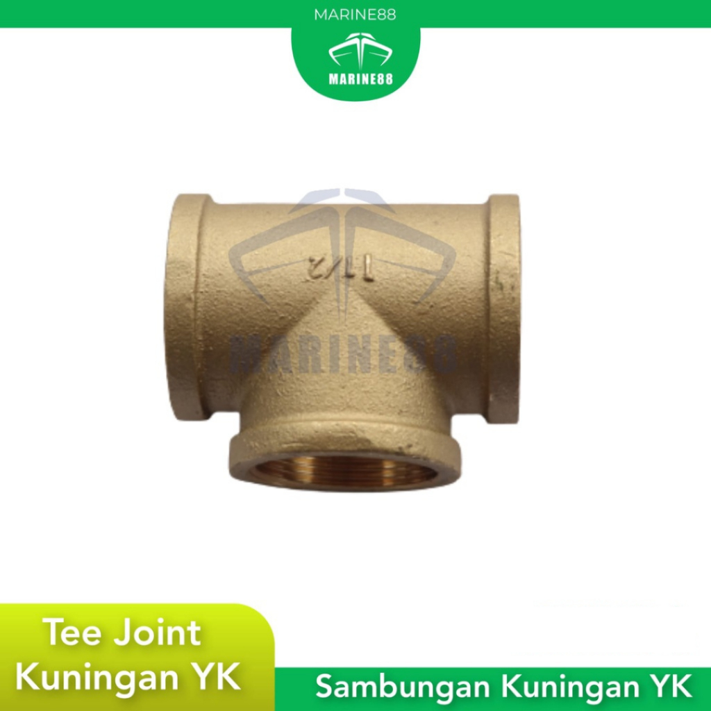 Jual Tee Joint 1"1/2 Kuningan Yk / Sambungan Kuningan | Shopee Indonesia