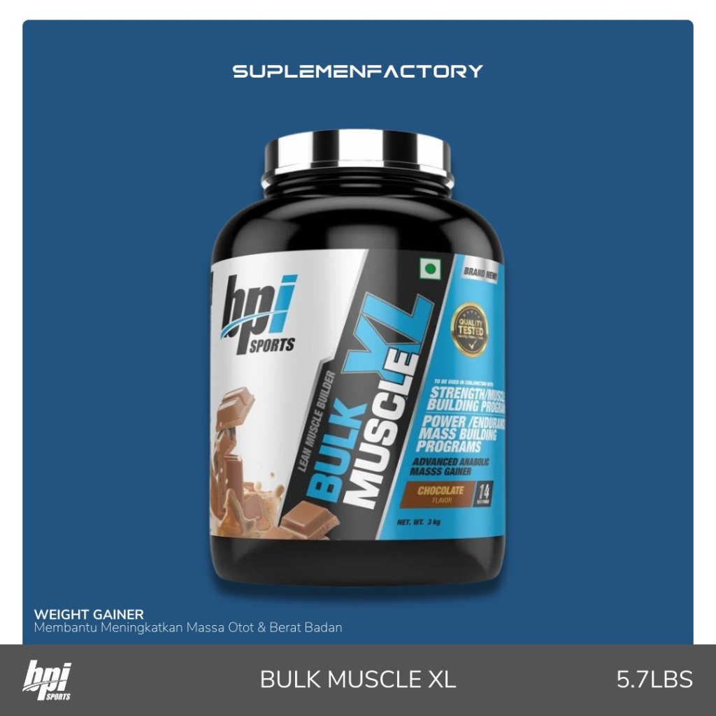 Jual BPI Sports Bulk Muscle XL 5,7 Lbs Advanced Anabolic Mass Gainer ...