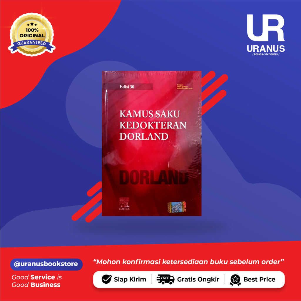 Jual KAMUS SAKU KEDOKTERAN DORLAND ED 30 - ELV - TOKO BUKU URANUS ...
