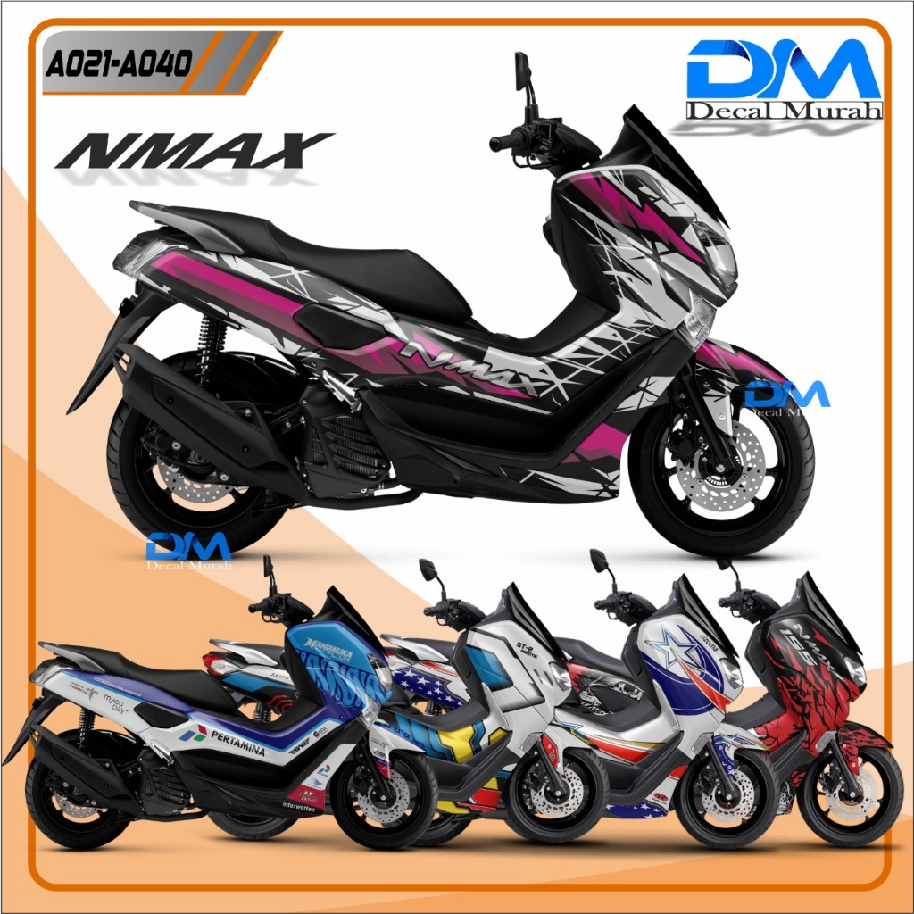 Jual Decal Nmax Decal stiker full body motif A021-A040 Nmax New/Nmax ...