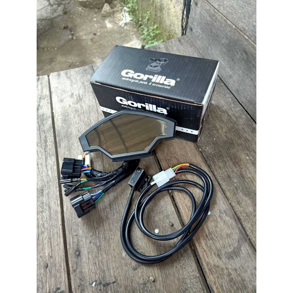 Jual Spedo speedometer Gpx hitam + sensor Gorilla Full Digital Set ...