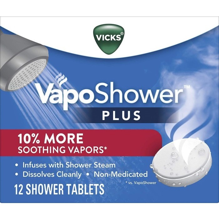 Jual Vicks VapoShower PLUS, Shower Bomb Tablets, 12 tablets// shower ...