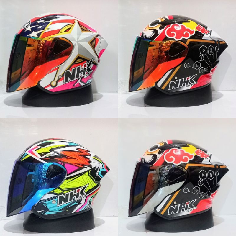 Jual HELM NHK R1 ELIT MOTIF GP EDITION | Shopee Indonesia