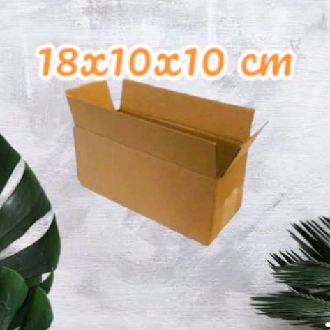 Jual Kardus kecil ukuran 18x10x10 cm | luar polos | dus daur ulang kuat ...