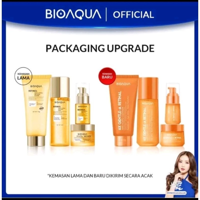 Jual BIOAQUA Retinol 6X Gentle-A Retinal Anti Aging Serum / Cream ...