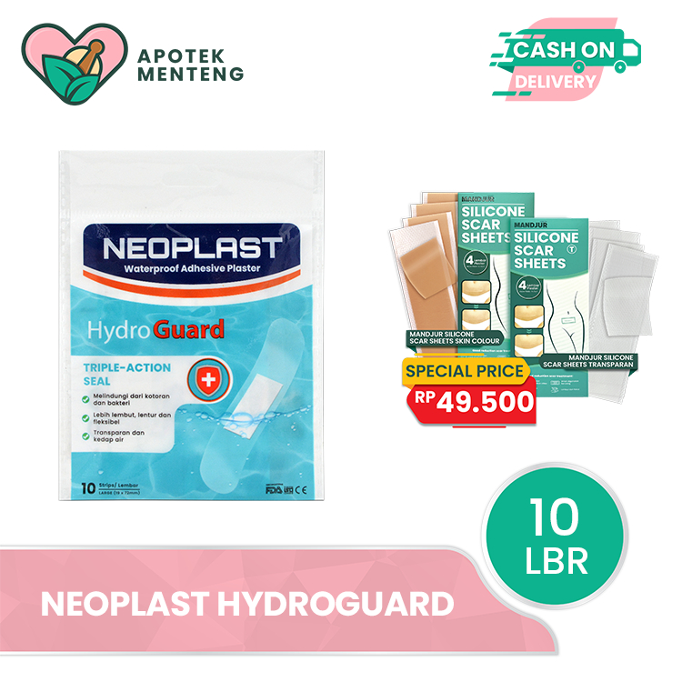 Jual Neoplast Hydroguard 10 Lembar - Plester Luka Transparan | Shopee ...